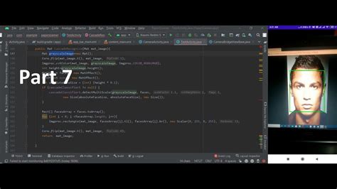 Real Time Face Detection Using Haar Cascade Image Processing On Android Using Opencv Part 7