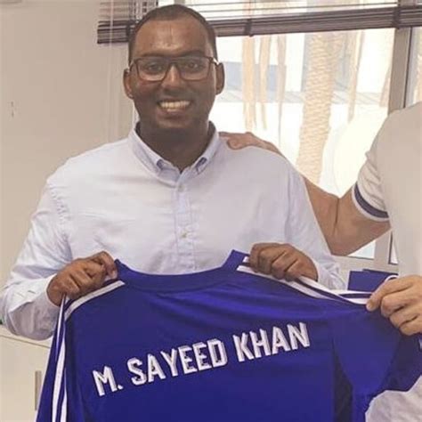 Mohammed Sayeed Khan Founder Bachelor Of Technology Sports