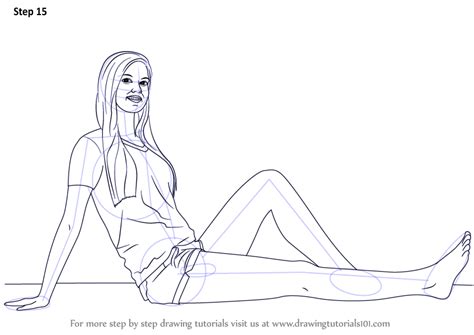 Girl Sitting Down Drawing