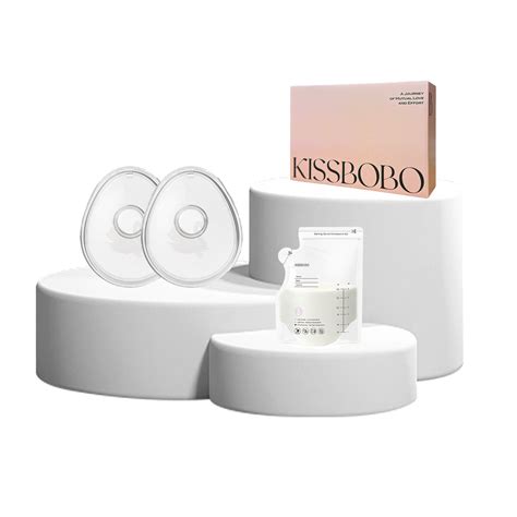 Swan Breast Milk Collector 2 Collectors And 20 Storage Bags Kissbobo