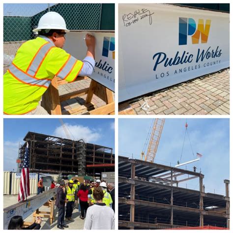 Hitting A Milestone Among The First To Sign The Steel Beam For The