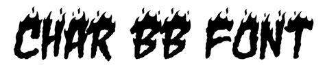 Char Bb Font Dafont Style