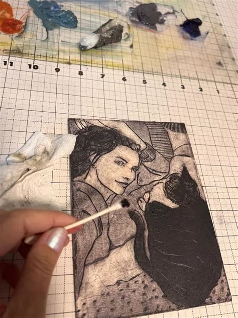 Make An Intaglio Style Collagraph Print Collagraph Intaglio Printmaking Intaglio