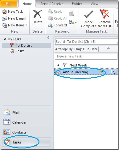 How To Convert Or Turn A Message Into A Task In Outlook