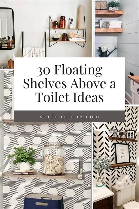 Floating Shelves Above The Toilet Design Ideas Powder Room Shelving