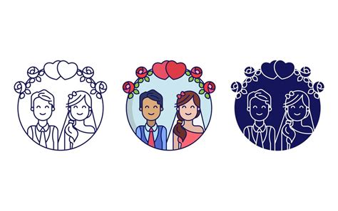 Premium Vector Couple Vector Icon