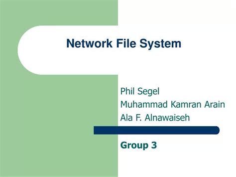 Ppt Network File System Powerpoint Presentation Free Download Id 4347980