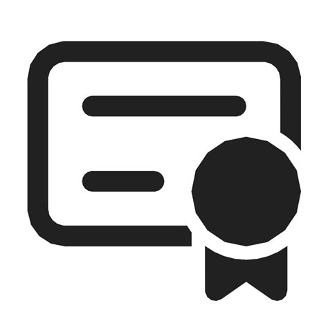 Certificate Vector SVG Icon SVG Repo