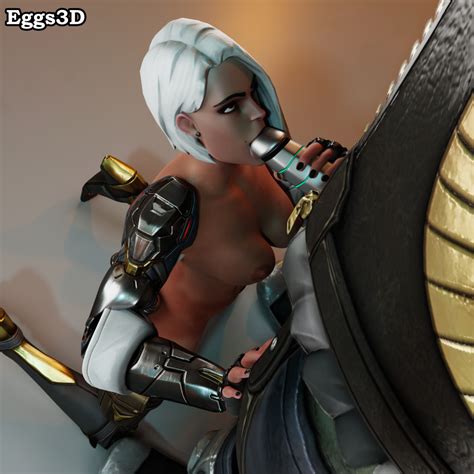 Rule 34 3d Android Ashe Overwatch Big Penis Blizzard Entertainment