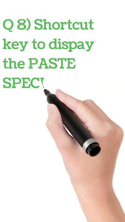 Shortcut Key To Display Paste Special Dialog Box Exceltech Excel Microsoft Youtube