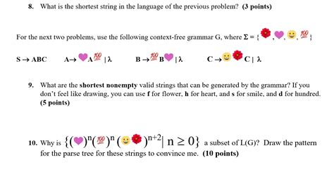 Solved 8 What Is The Shortest String In The Language Of The