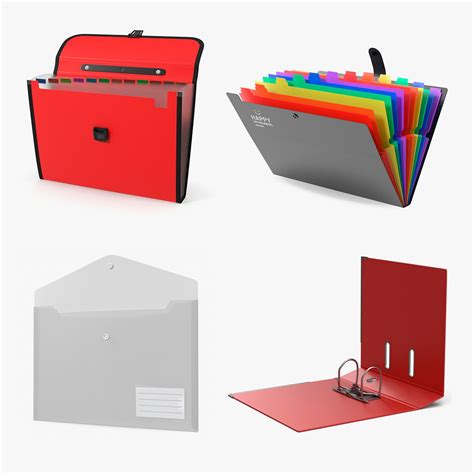 file folders open collection 3 3d model 49 3ds obj max c4d ma