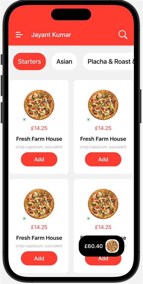 github nameisjayant pizza app ui swiftui simple pizza app ui with