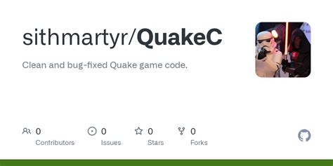 GitHub Sithmartyr QuakeC Clean And Bug Fixed Quake Game Code