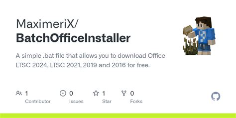Github Maximerixbatchofficeinstaller A Simple Bat File That Allows