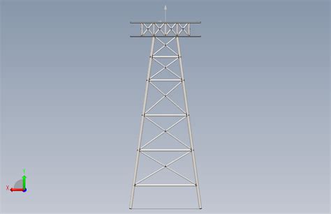 导管架海上平台模型 Solidworks 2015 模型图纸下载 懒石网