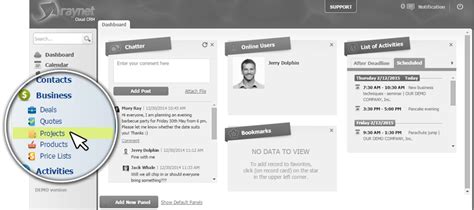 Create A Project RAYNET CRM Basics And Tutorials