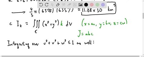 Solved A Evaluate ∭e D V Where E Is The Solid Enclosed By The Ellipsoid X 2 A 2 Y 2 B 2 Z