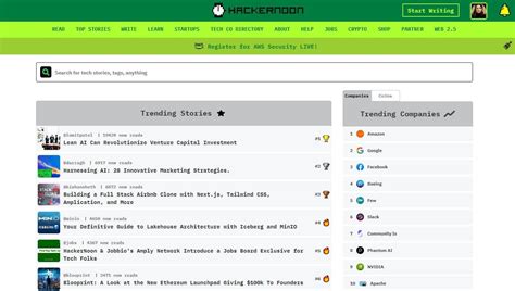 Theres A Place With All The Answers And Thats Hackernoon Search Page Hackernoon