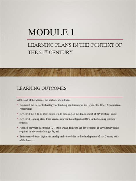Module 1 Lesson 1 Download Free Pdf Curriculum Teaching Method