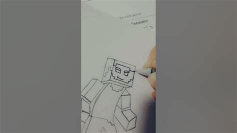 Draw Herobrine Picture Youtube