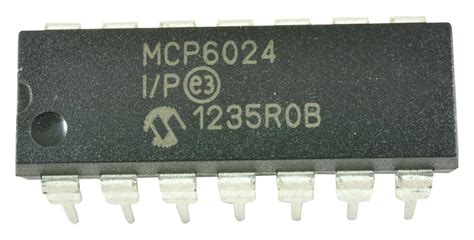 MCP I P Microchip Operational Amplifier Quad Channels
