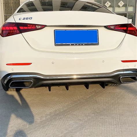 Merc W206 C Class 21 On Gloss Black Diffuser Add On Max Motorsport