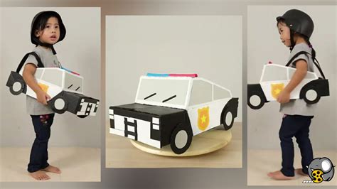 آموزش کاردستی ماشین پلیس کودکان با کارتن مقوایی فیلو