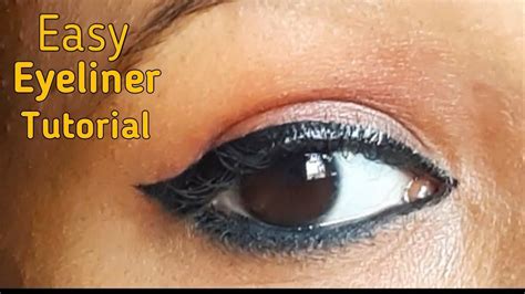 Easy Winged Eyeliner Tutorial Winged Eyeliner Eye Liner Kaise