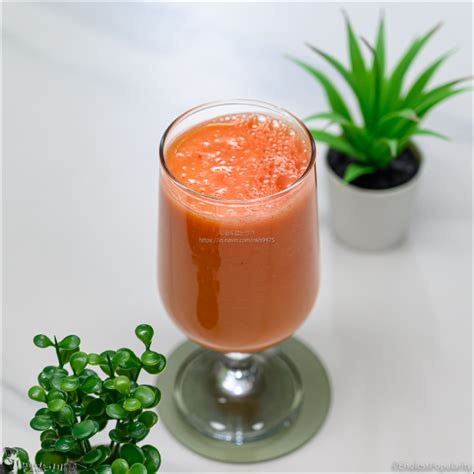 아침 토마토주스 만들기 토마토쥬스 데치기 토마토우유 요리 만드는법 네이버 블로그