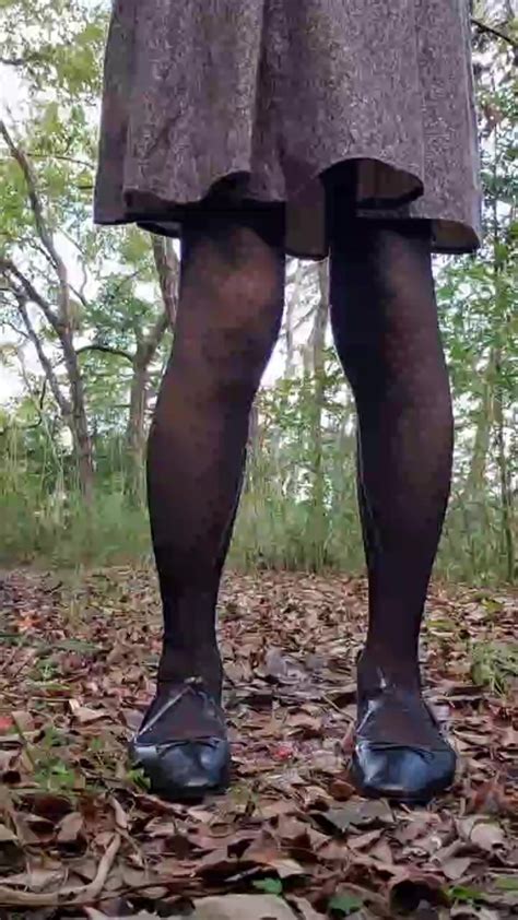 Pee In Skirt And Pantyhose