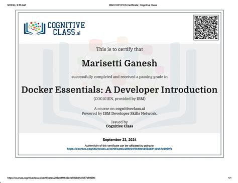 Ganesh Marisetti On Linkedin Docker Cognitiveclass Developerintroduction Containers