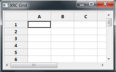 Как создать сетку с помощью XRC wxPython