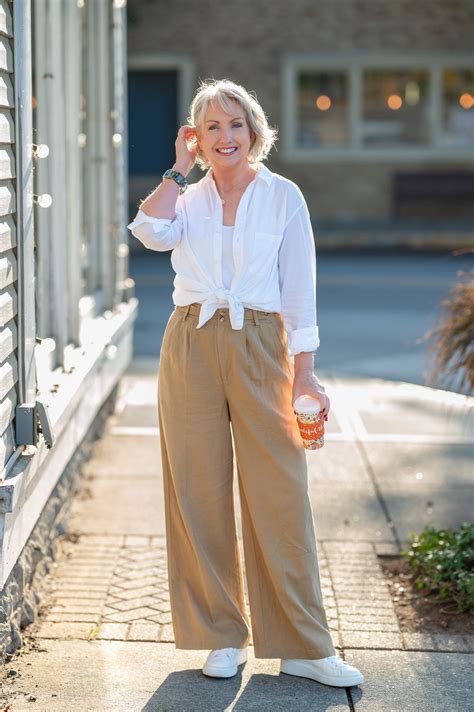 2 Ways To Wear Wide Leg Casual Pants Dressed For My Day Casual