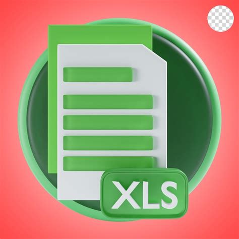 Premium Psd Xls File Icon