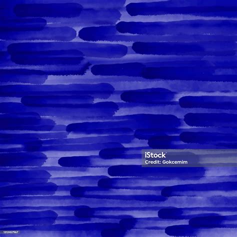블루 수채화 줄무늬 패턴 배경 해안 여름 개념 인사말 카드 및 라벨 마케팅 명함 추상적 배경에 대한 디자인 요소 곤색에 대한 스톡 벡터 아트 및 기타 이미지 Istock