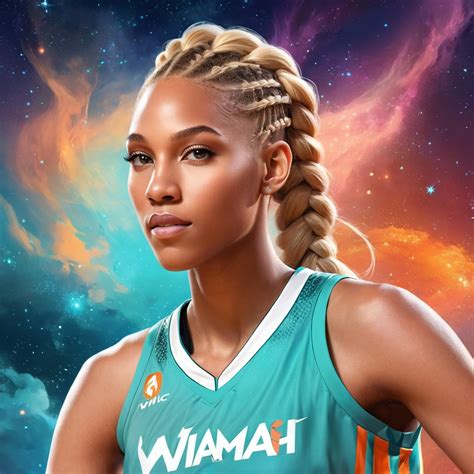 Pale Wnba Player Plays Basketball Stable Diffusion Online