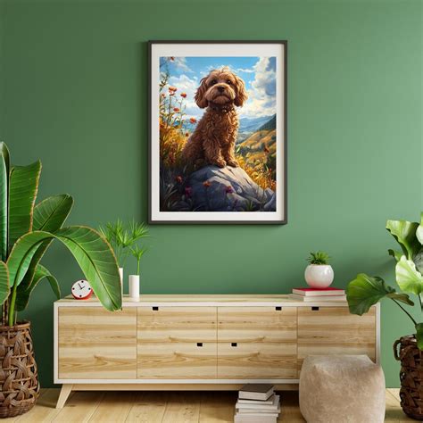 Cavapoo Poster Etsy