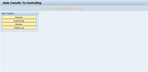 BATCHMAN SAP Tcode Transfer Of External CO Data
