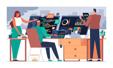 Data Scientists Software Engineer Statistician Programmers Visualizer And Analyst Working On