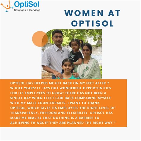 Optisol Business Solutions On Linkedin Lifeatoptisol Careerreturners Womenintech