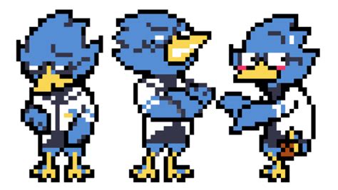 Fake Berdly Sprites That Blew Up On Twitter Chellustrates On Tumblr