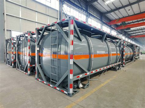 10 Units 21kl 20ft Iso Steel Lined Pe Hydrochloric Acid Hcl Tank