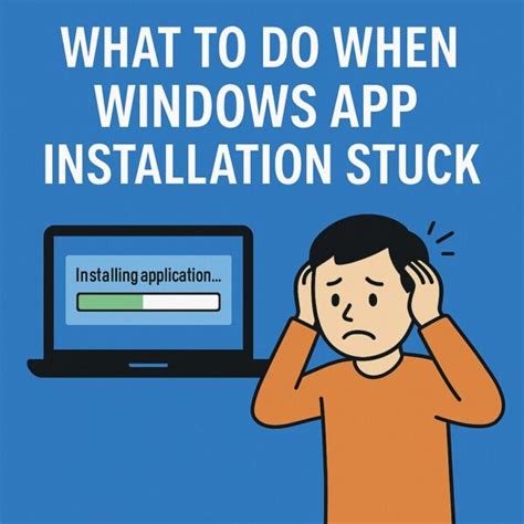 What to Do When Windows Gets Stuck at Installing Application きみよや