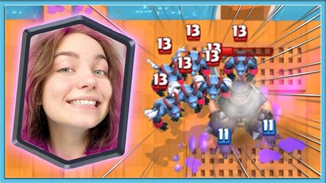 УЧУ ДЕВУШКУ ИГРАТЬ В КЛЕШ РОЯЛЬ Clash Royale Youtube