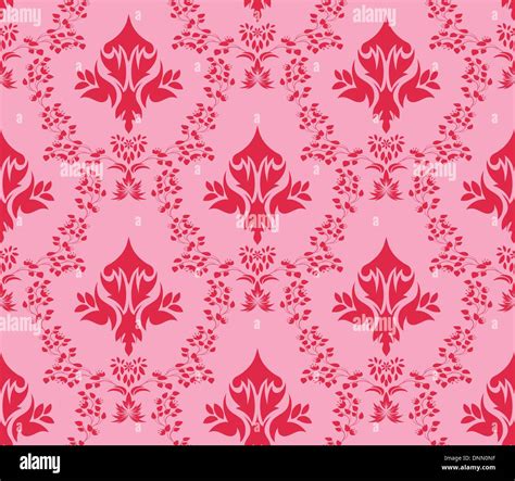 Damask Seamless Pattern Stock Vector Image Art Alamy