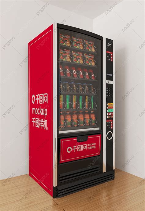 자동판매기 효과 모델 템플릿 Psd 다운로드 디자인 자료 다운로드