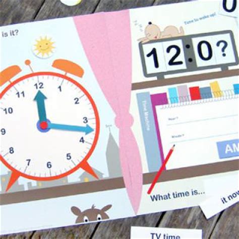 Teaching Clock File Folder Game Tip Junkie