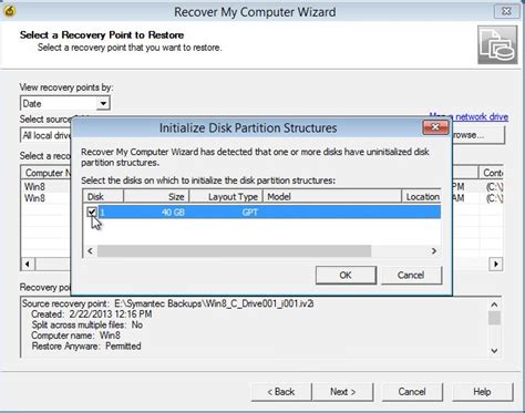 Restoring A Uefi Based System With Symantec System Recovery 2013 Vox