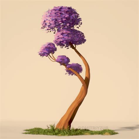 Stylized Tree Study Speedtree Houdini Ue5 R3dmodeling Stylized Tree Study Speedtree Houdini Ue5 R3dmodeling